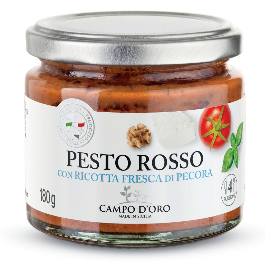 RED PESTO WITH FRESH RICOTTA CHEESE - Italianfood.net